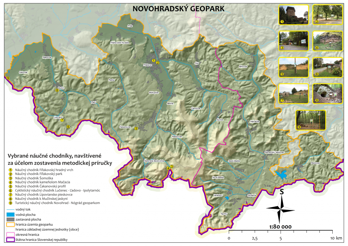 Propagačné a prezentačné materiály – Geoparky na Slovensku